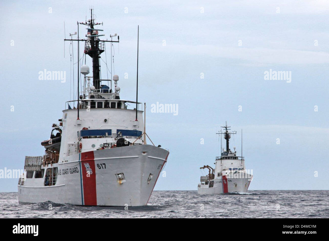 The Coast Guard Cutter Vigilant and the Coast Guard Cutter Diligence ...