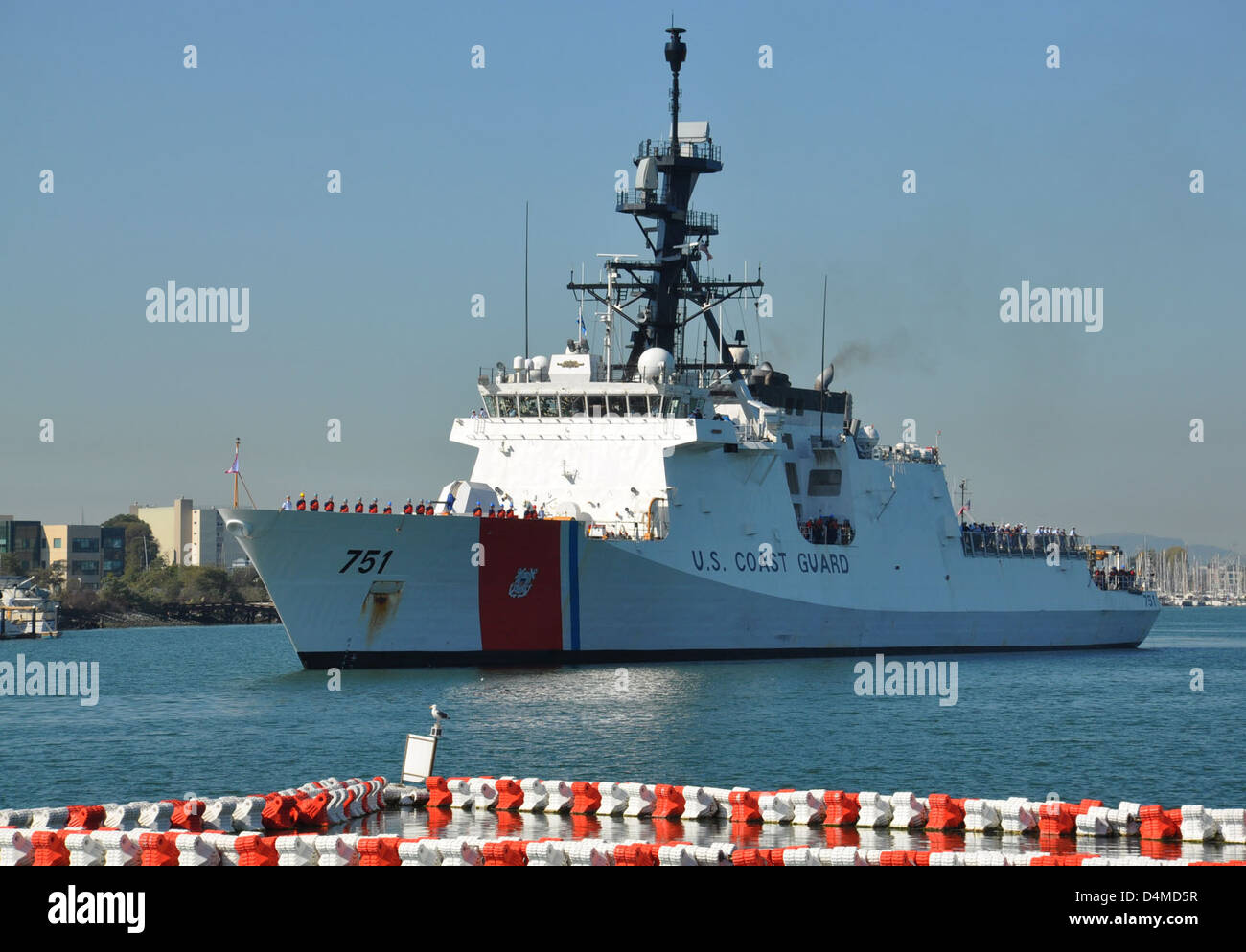 The Coast Guard Cutter Waesche returns home on Halloween after ...