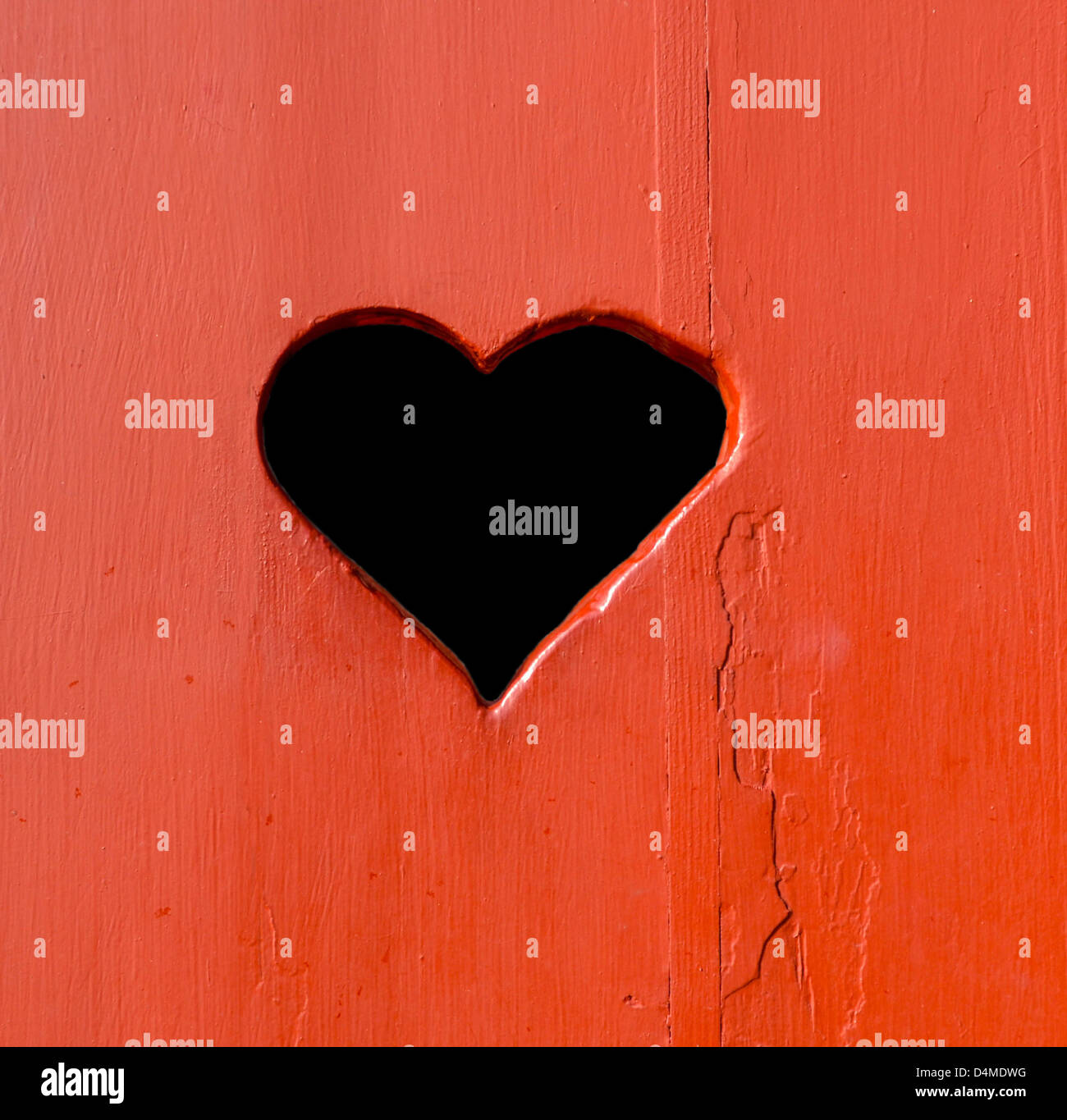 Wooden door with heart Stock Photo - Alamy
