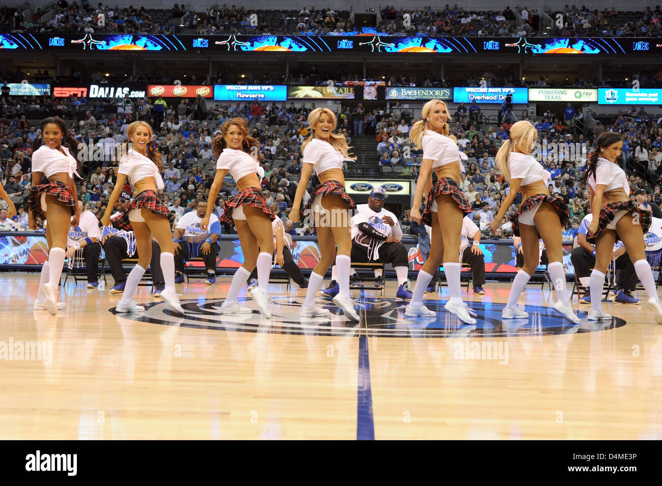 Mar 15, 2013: The Dallas Mavericks Dancers perform during an NBA game ...