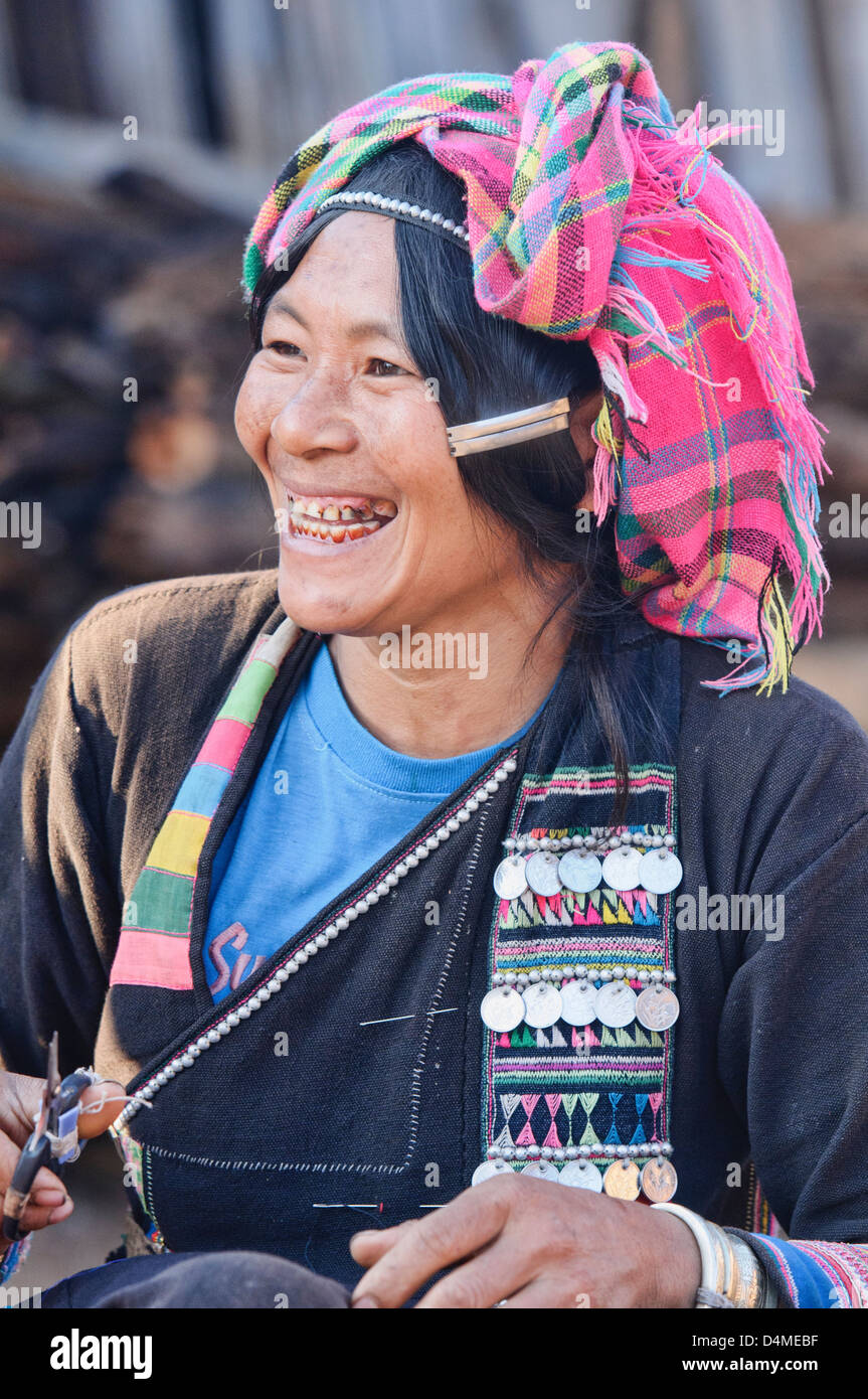Akha laos hi-res stock photography and images - Alamy