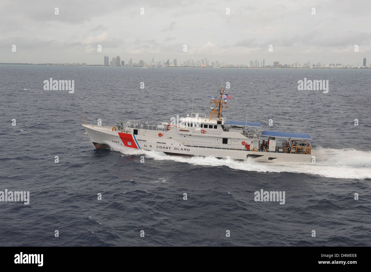 The Coast Guard Cutter Bernard C. Webber, a Fast Response Cutter (FRC ...