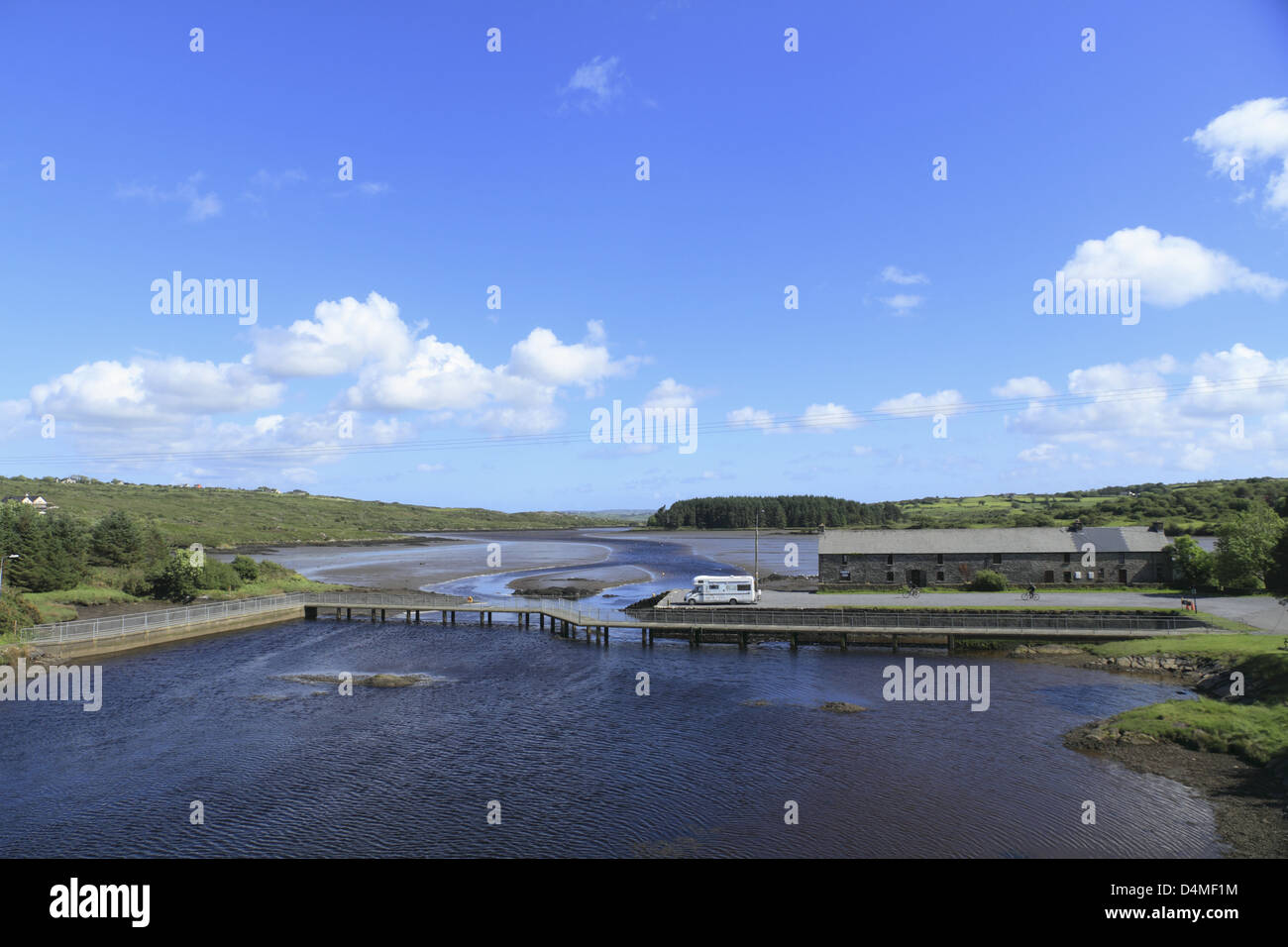 The Bawnaknockane river estuary near Ballydehob, West County Cork ...