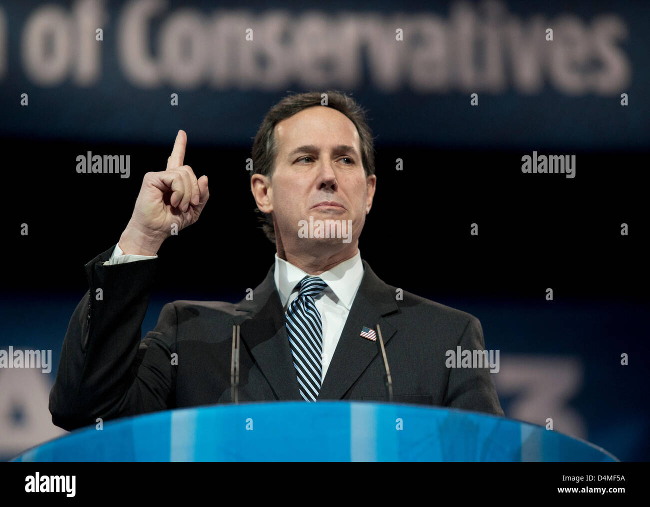 Former United States Senator Rick Santorum (Republican of Pennsylvania ...