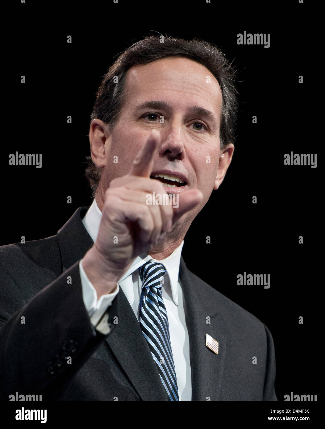 Former United States Senator Rick Santorum (Republican of Pennsylvania ...