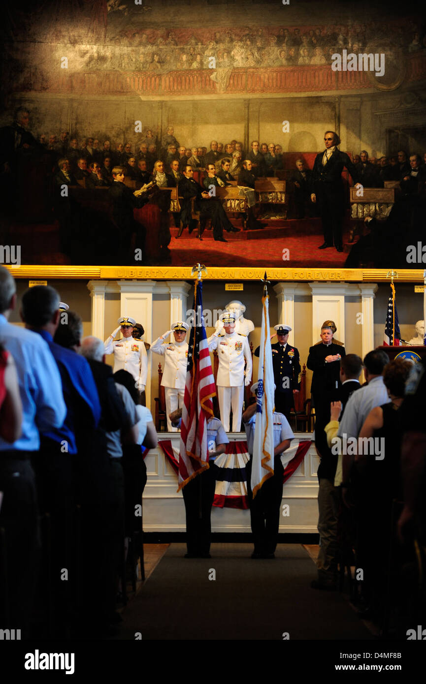 Sector Boston change of command Stock Photo - Alamy