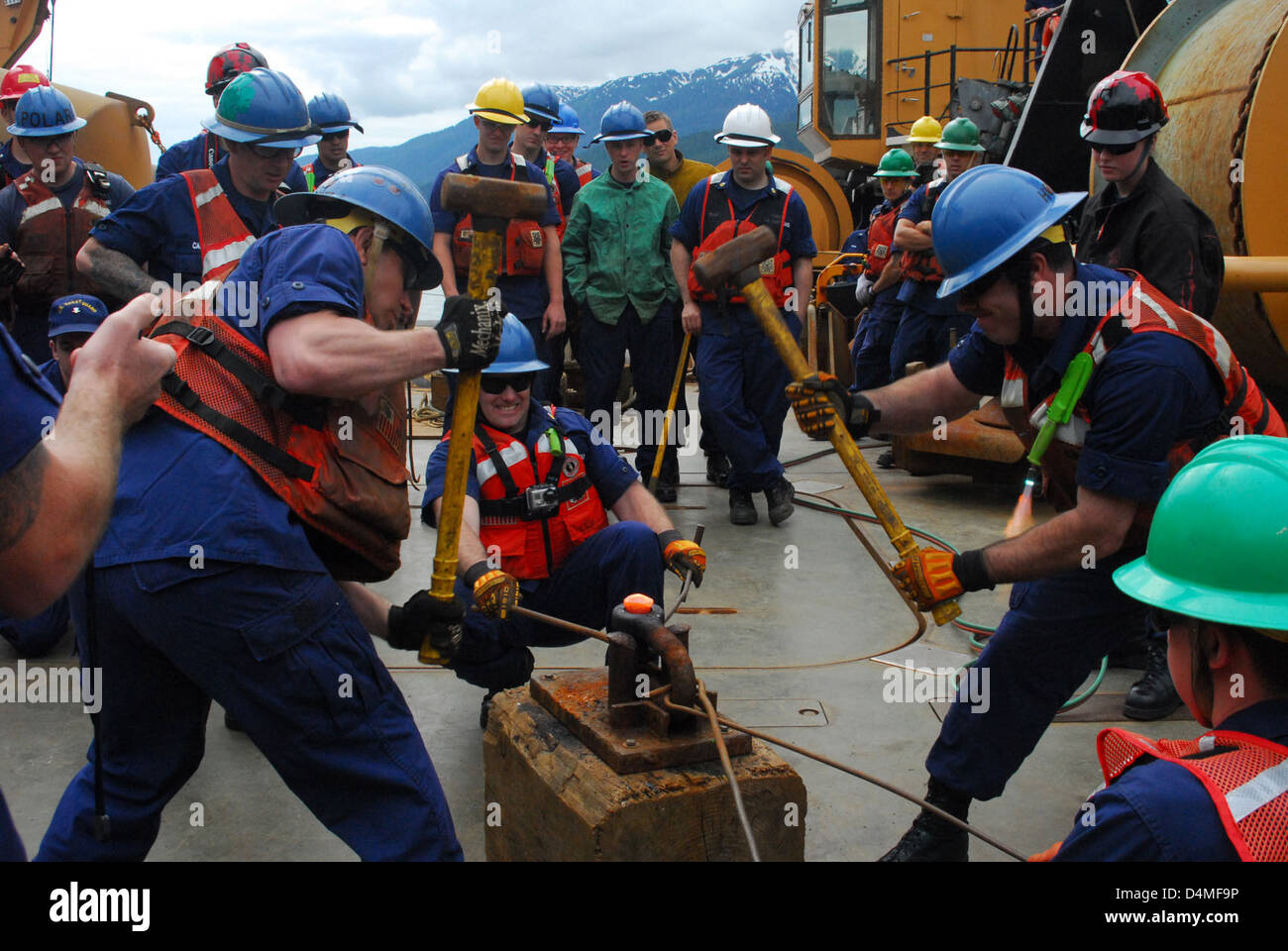 The 2012 Buoy Tender Olympics, a competition among the U.S. Coast Guard ...