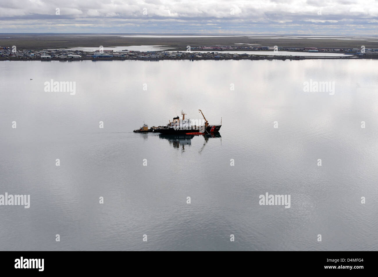 In response to an oil spill in Barrow, Alaska, the Coast Guard ...