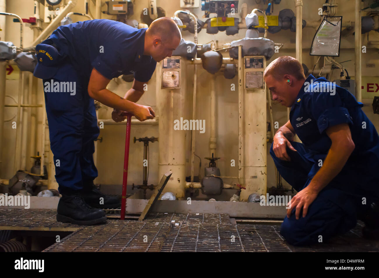 MK2 Schumacher and MK2 Martin, U.S. Coast Guard members, participated ...