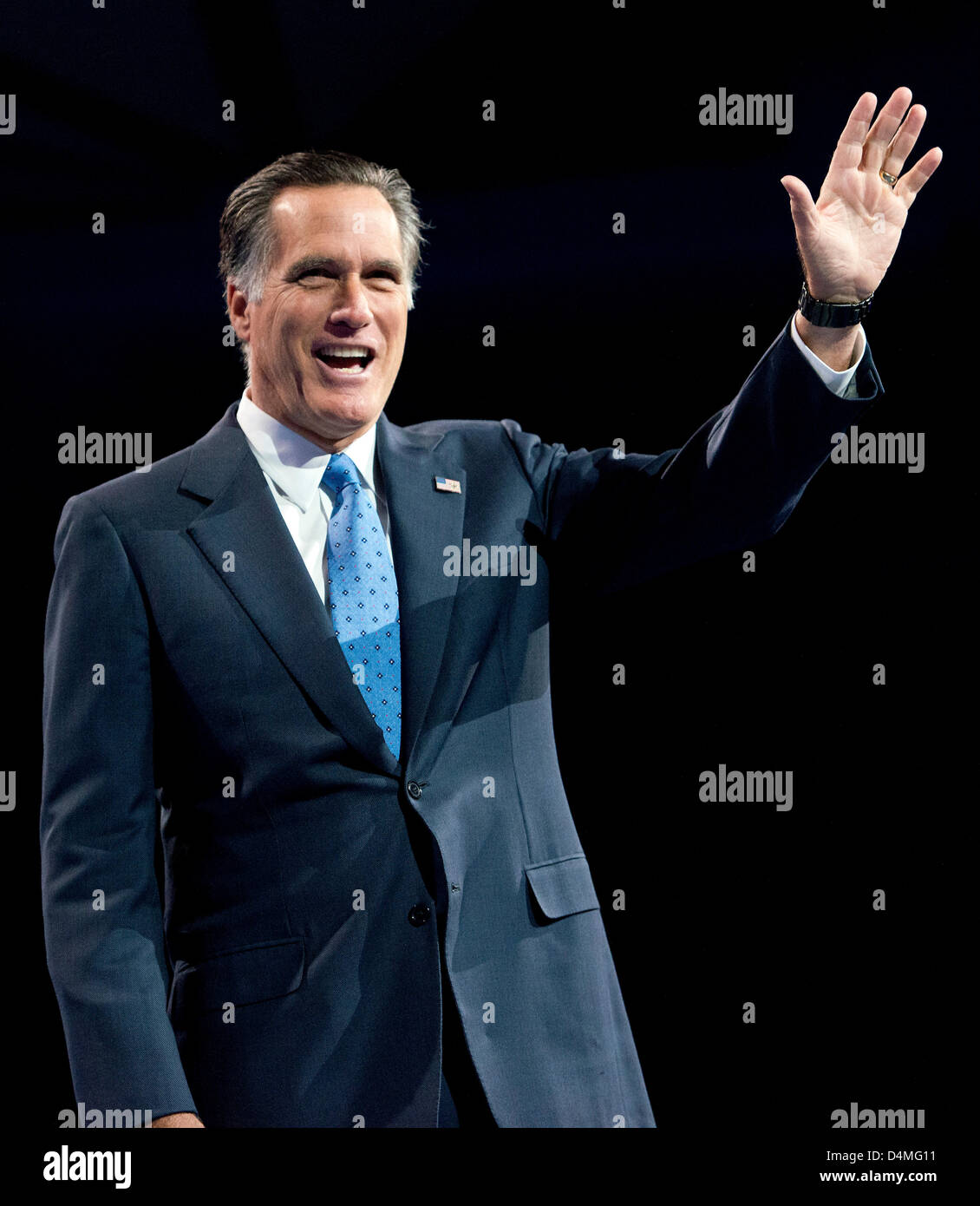 Former Governor Mitt Romney (Republican of Massachusetts), the 2012 ...
