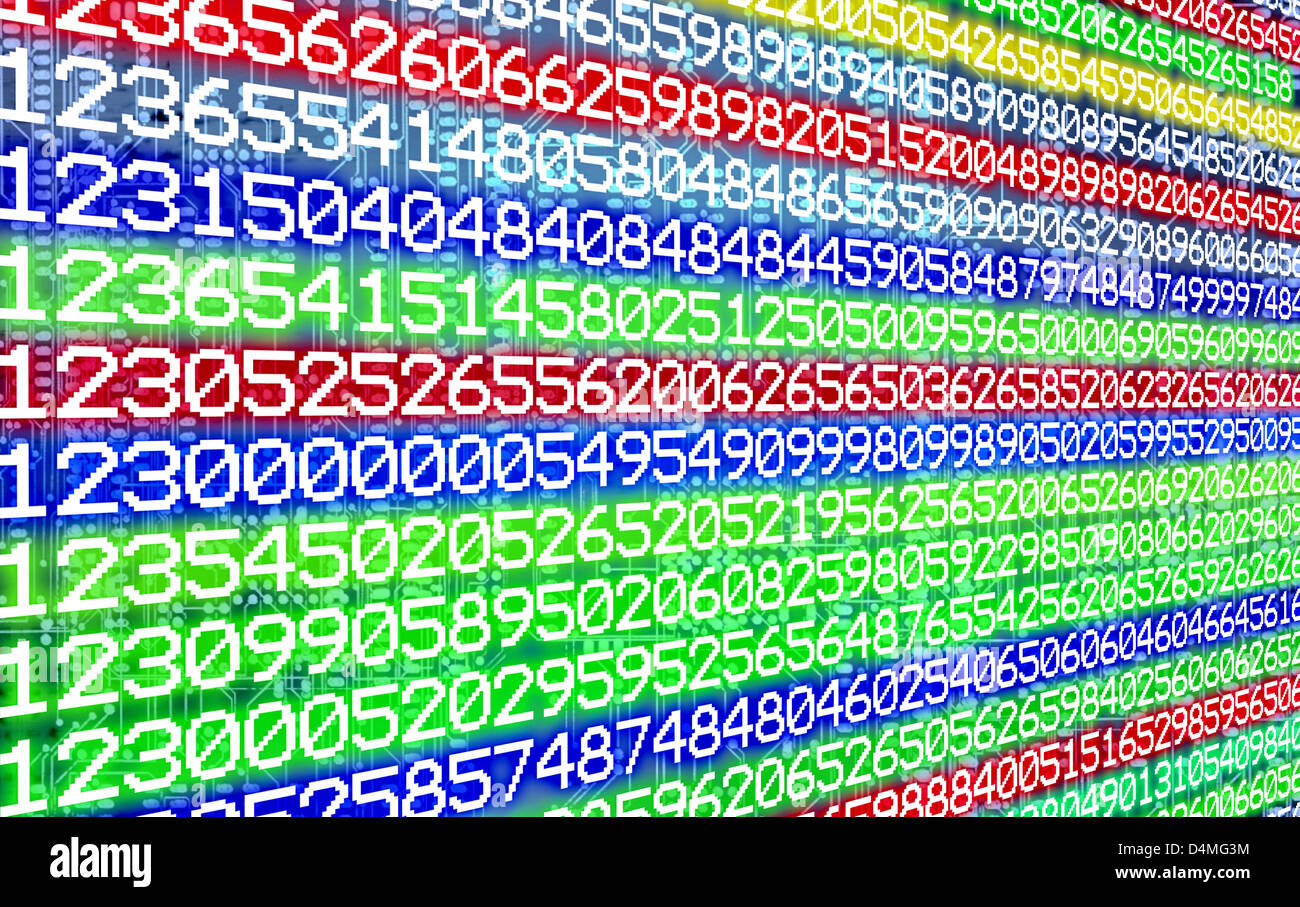 Jumbled numbers hi-res stock photography and images - Alamy