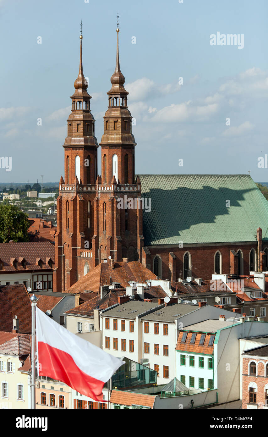 Opole, Poland, the Cathedral of the Holy Cross Stock Photo - Alamy