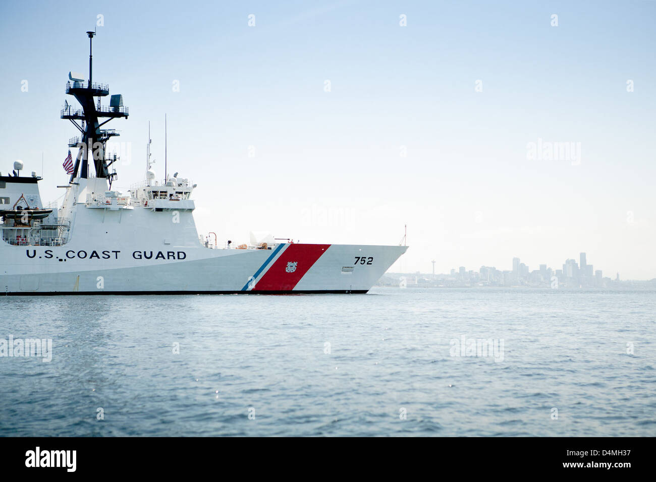 During the Seafair Parade-of-Ships in Seattle, the U.S. Coast Guard’s ...