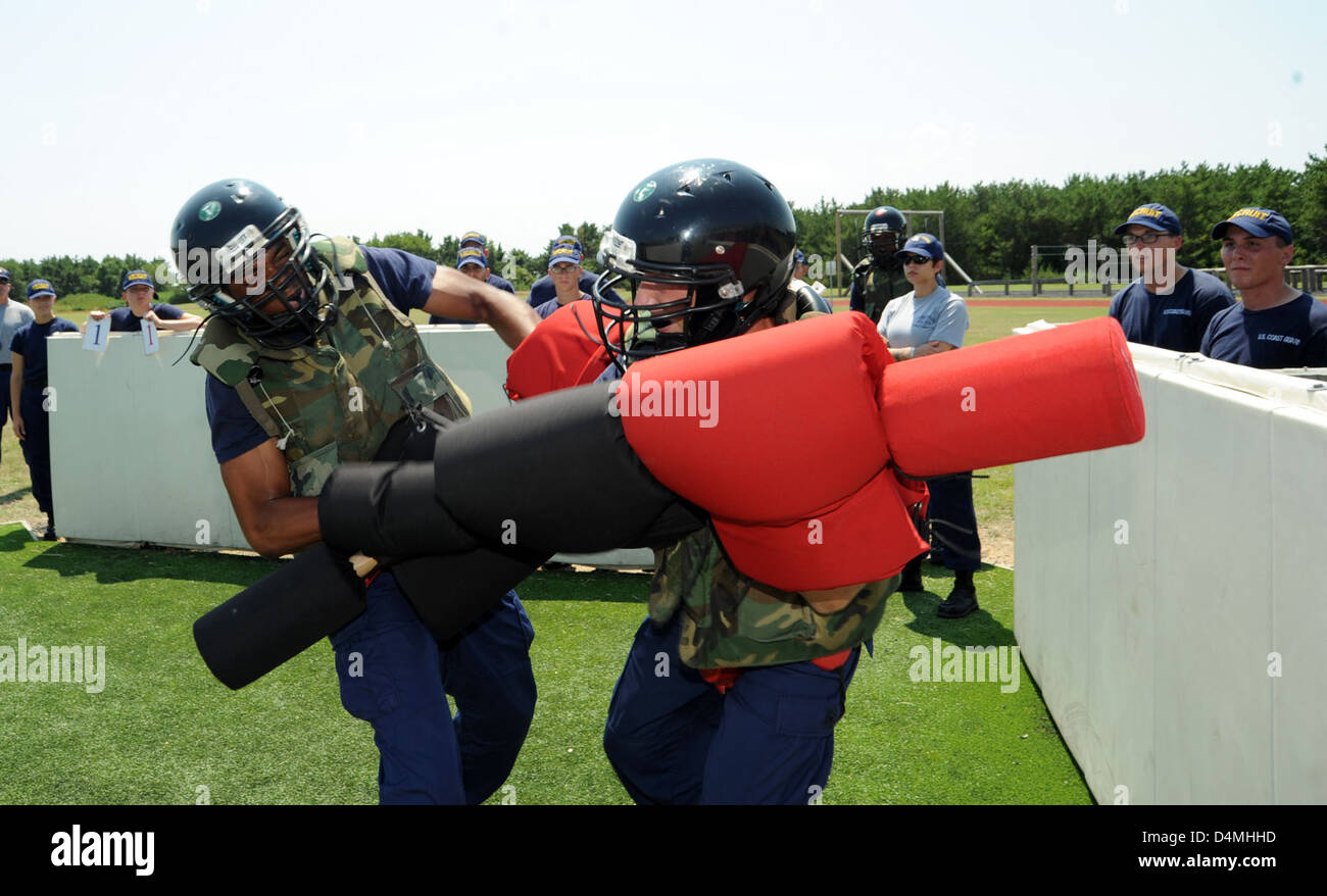 Pugil sticks are training tools used by the U.S. military to simulate ...