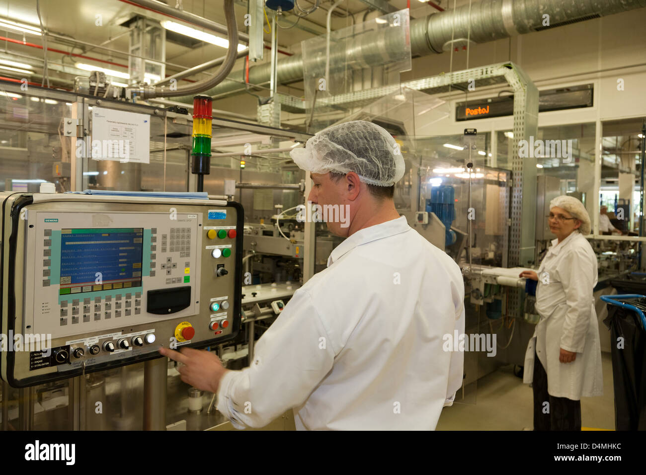 Poznan, Poland, employees at Beiersdorf Manufacturing Poznan Sp Stock ...