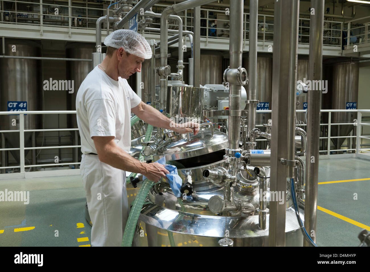 Poznan, Poland, production hall of Beiersdorf Manufacturing Poznan Sp ...