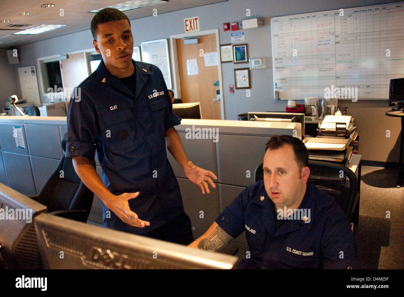 The U.S. Coast Guard conducts a discussion on Search and Rescue (SAR ...