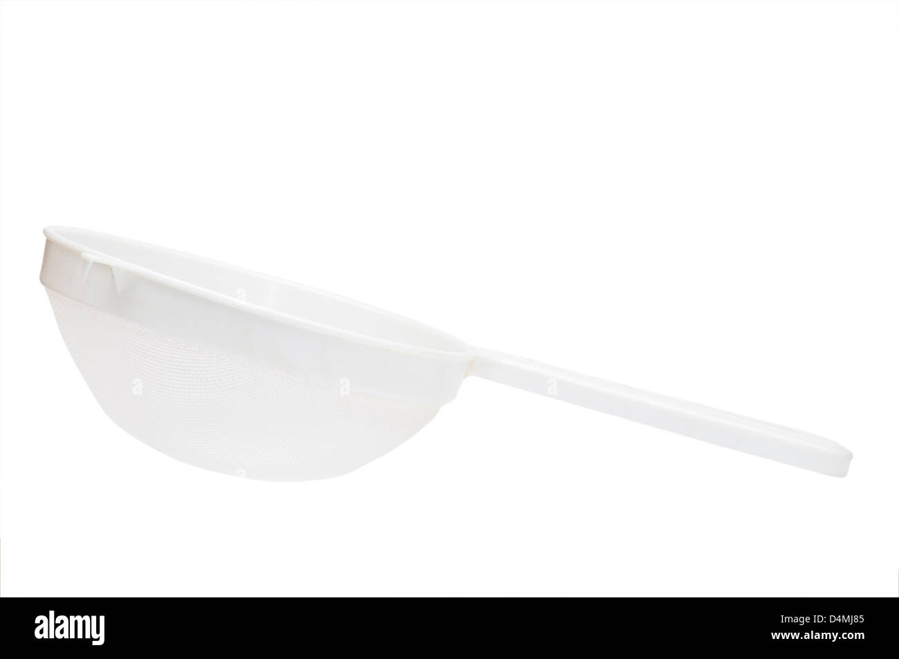 White Plastic Colander Kitchen Utensils Stock Photo - Alamy