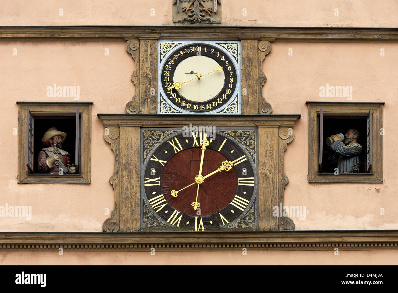 Rothenburg meistertrunk clock hi-res stock photography and images - Alamy