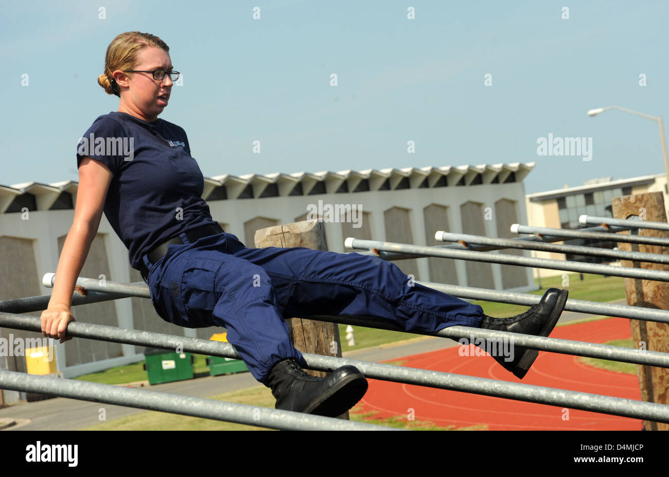 The Coast Guard's Confidence Course is a training obstacle course ...