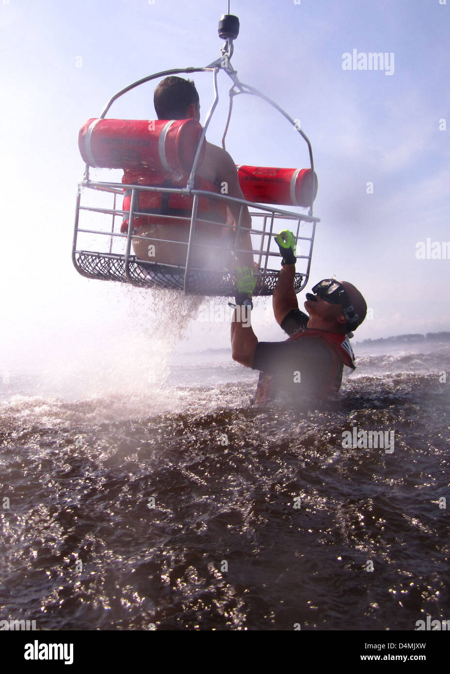 Rescue basket hi-res stock photography and images - Alamy