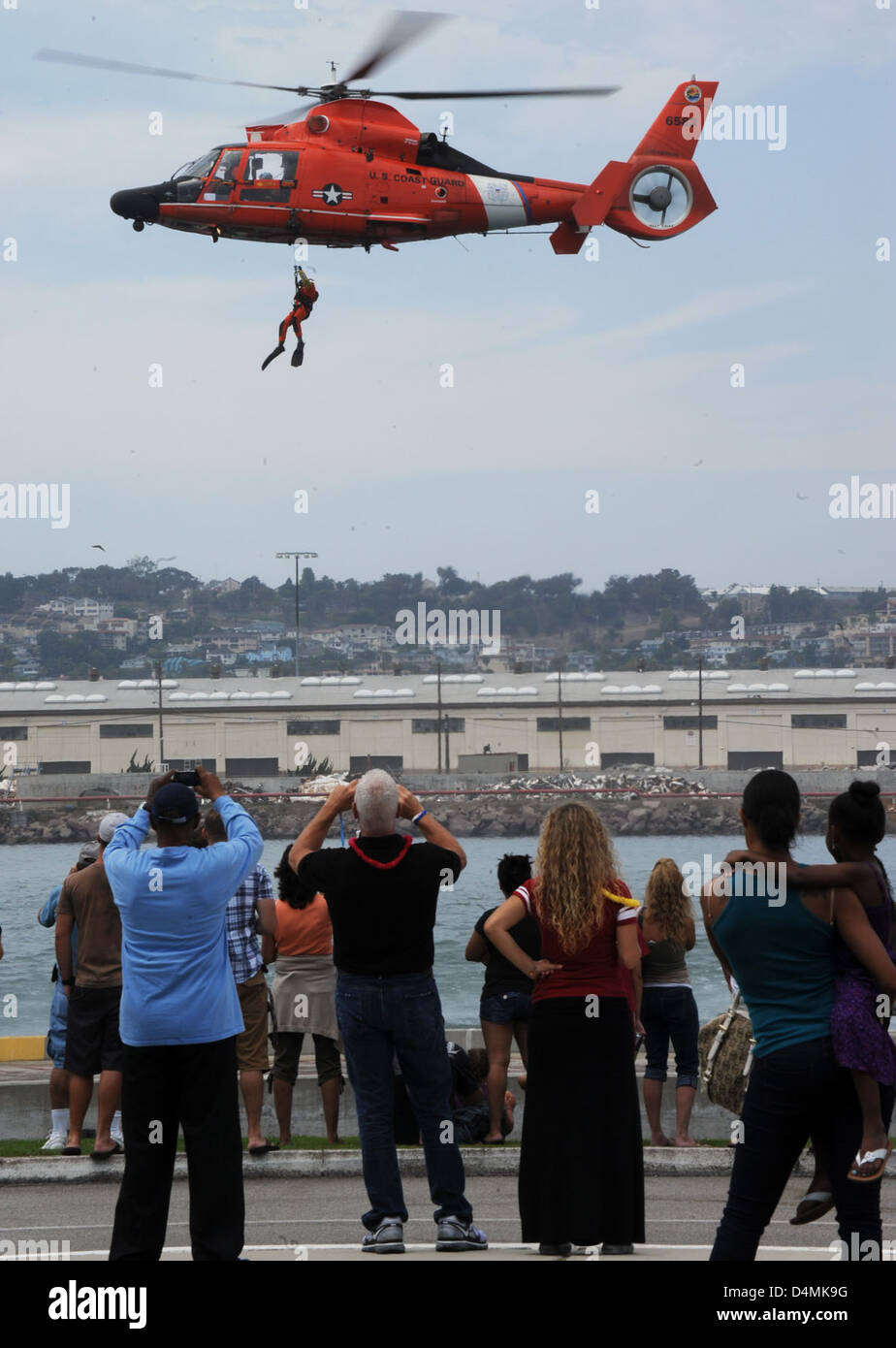 During Coast Guard Day, a Search and Rescue (SAR) demonstration is ...