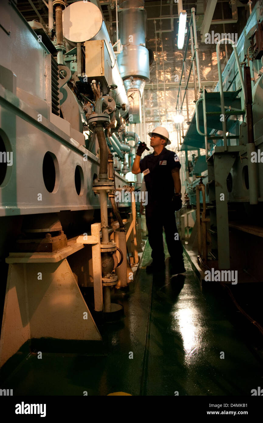 The U.S. Coast Guard conducts foreign vessel exams to ensure that ships ...