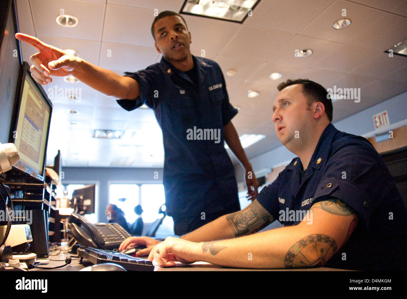 Coast guard joint operations center hi-res stock photography and images ...