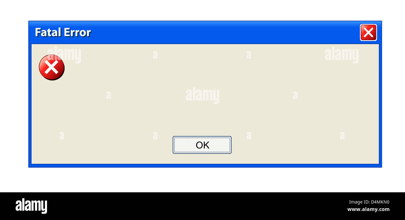 Error pop up window Stock Photo - Alamy Error pop up window Stock Photo - Alamy
