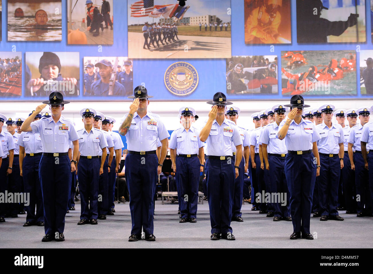 Company commanders salute Stock Photo - Alamy