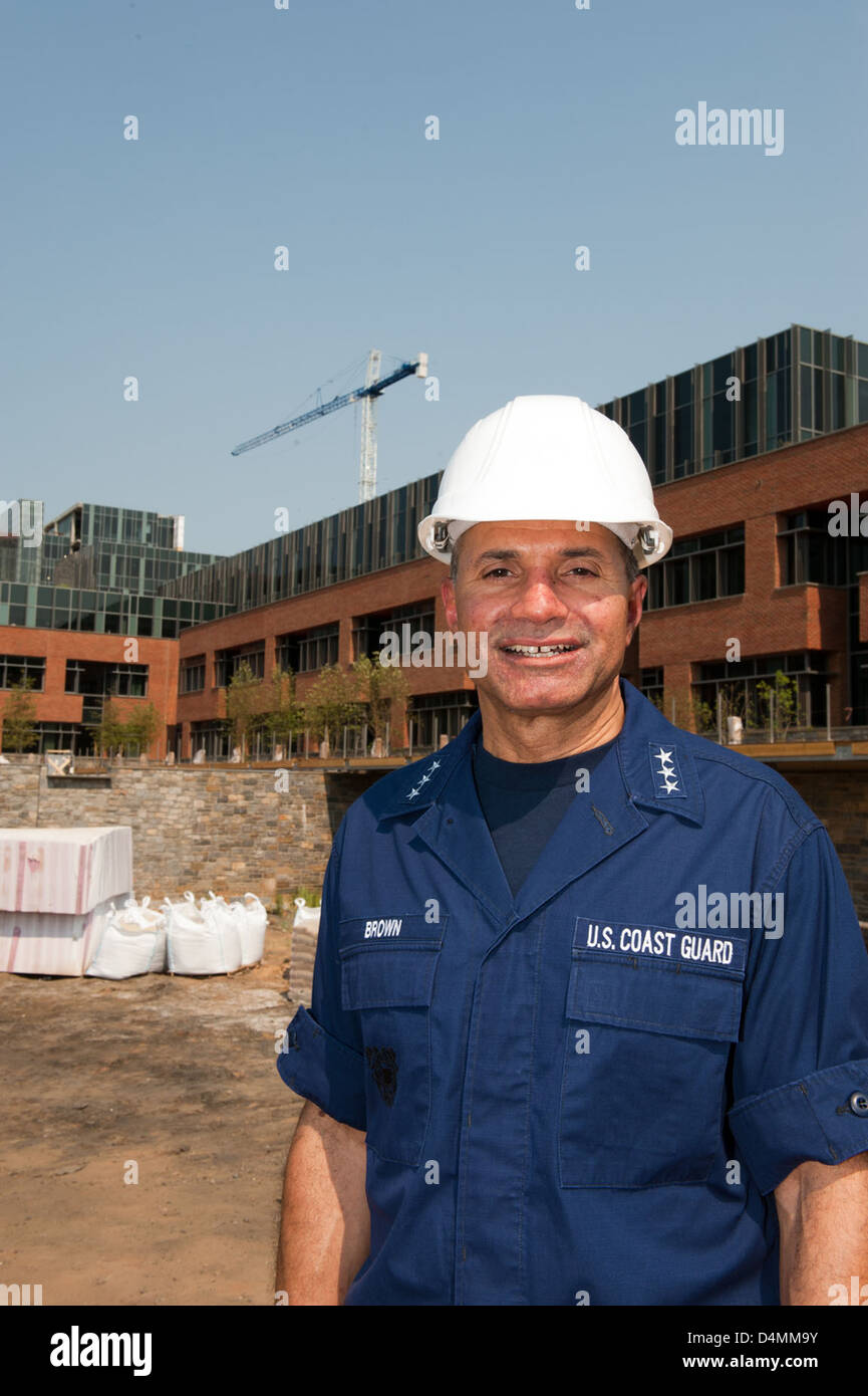 Construction of the new Coast Guard Headquarters building continues ...