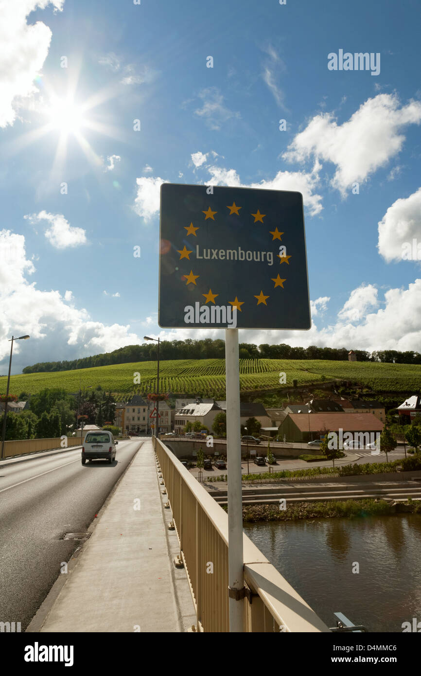Schengen luxembourg on border hi-res stock photography and images - Alamy
