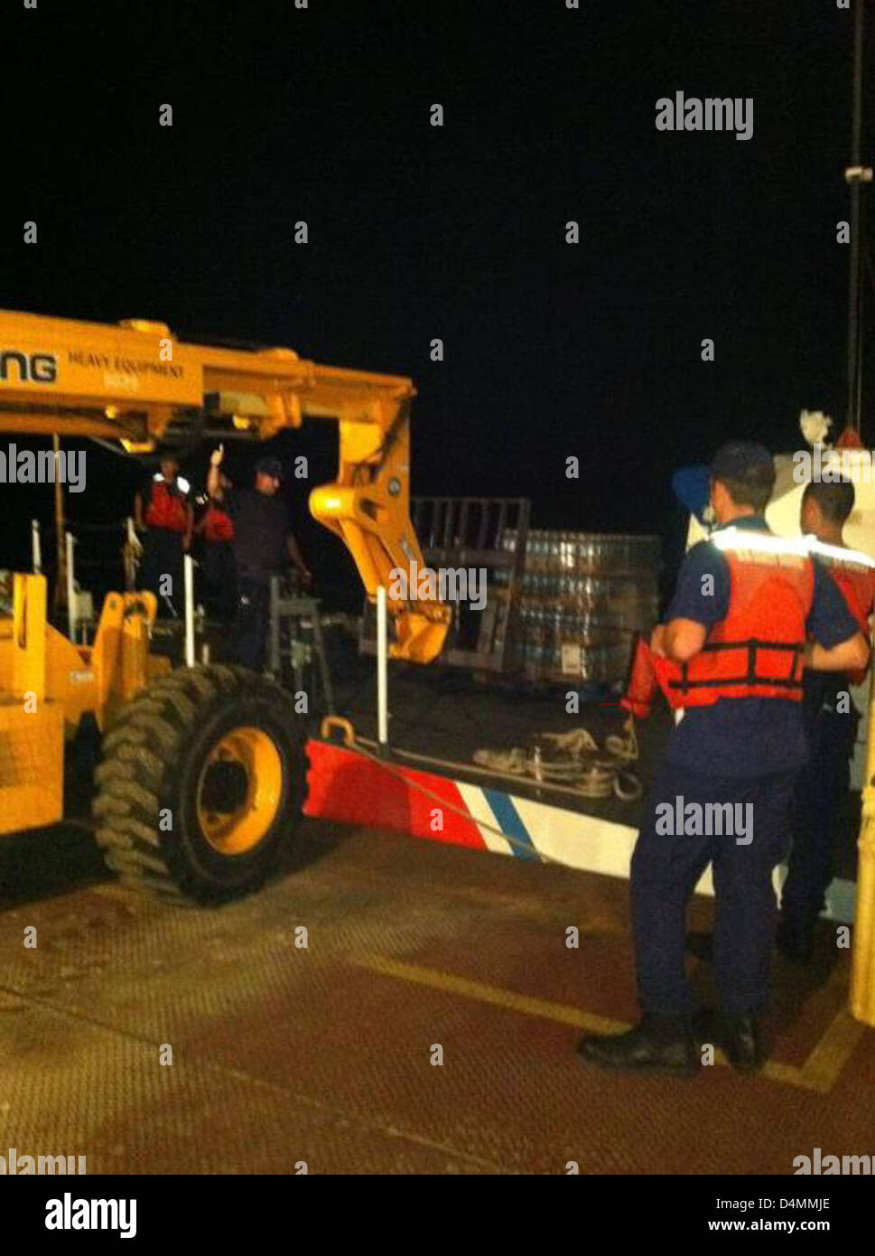 The U.S. Coast Guard Cutter Surgeon delivered crucial supplies to the ...