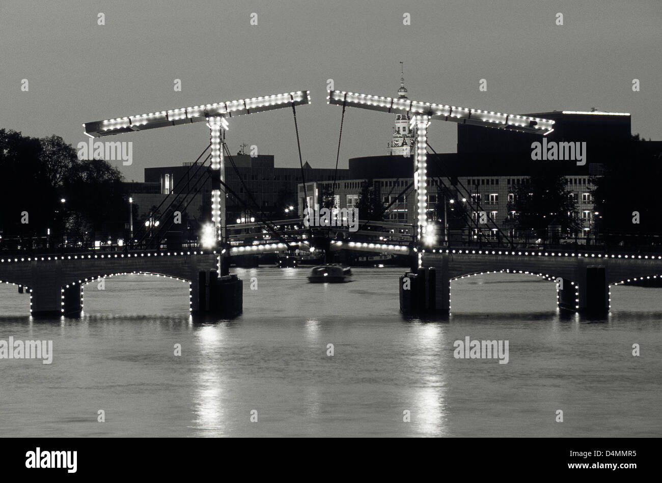 Amsterdam lifting bridge hi-res stock photography and images - Alamy