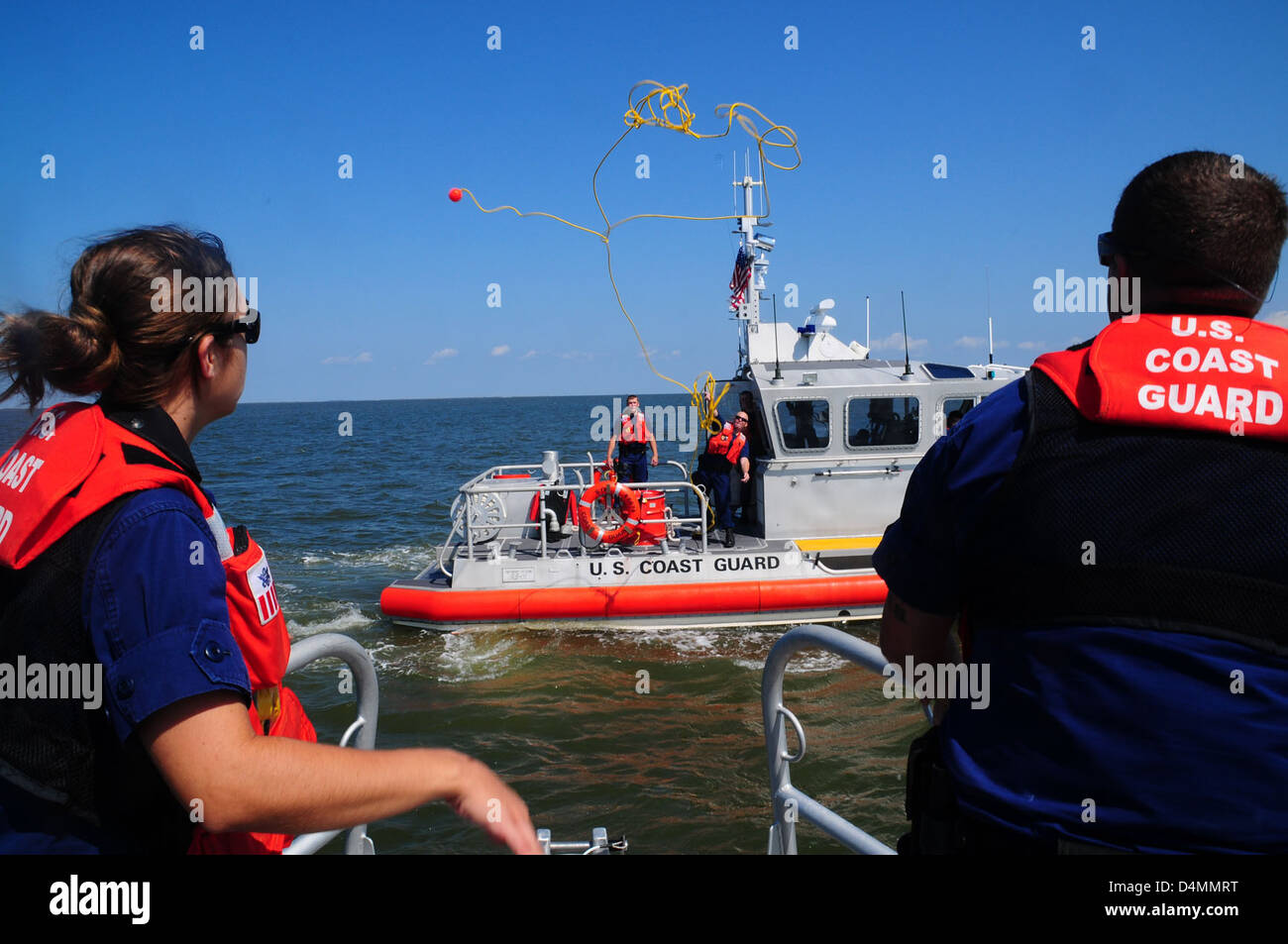 Station Grand Isle conducted two-boat training in Barataria Pass as ...