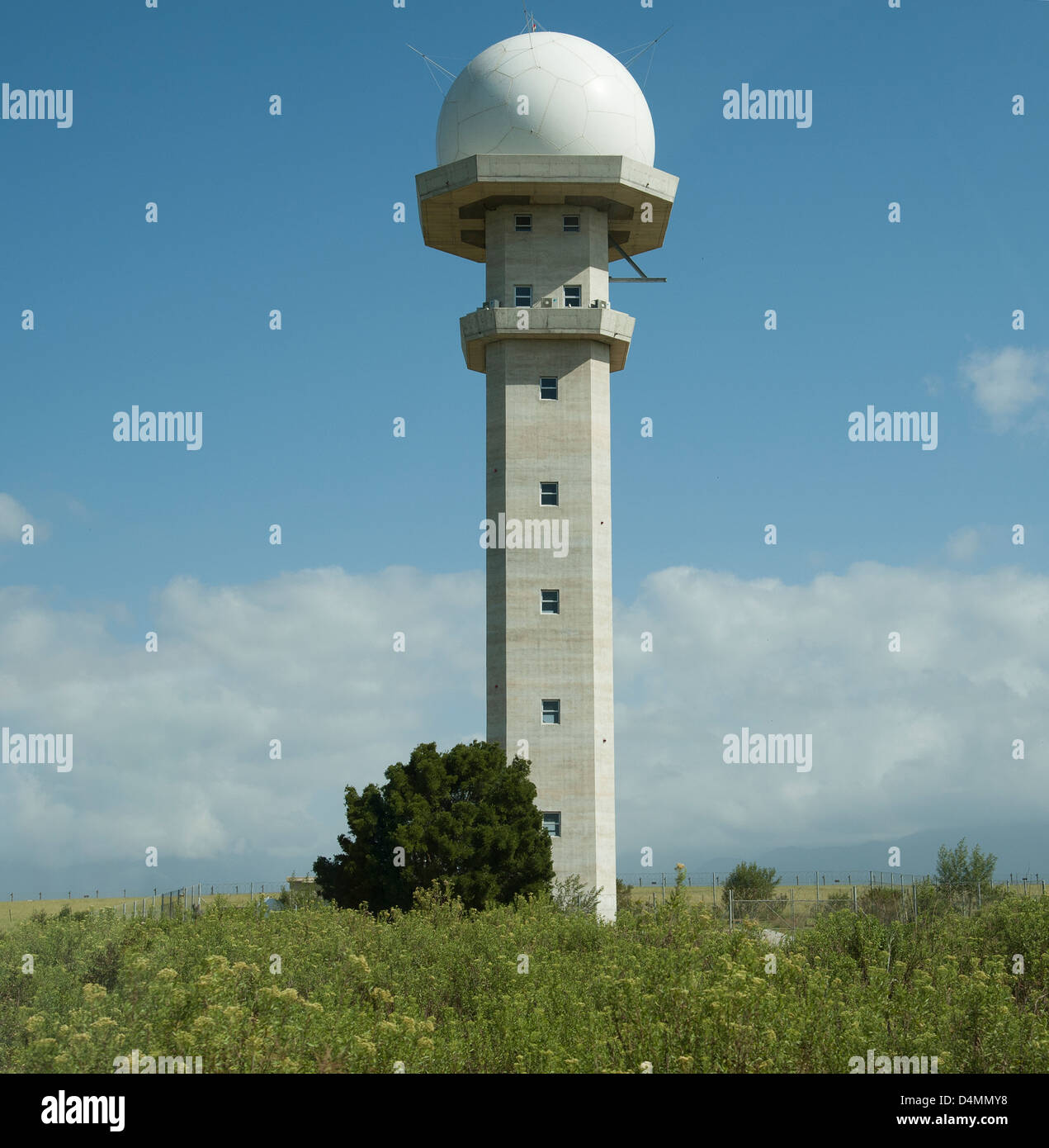 Tower on the airfield at George Airport Western Cape S Africa Stock ...