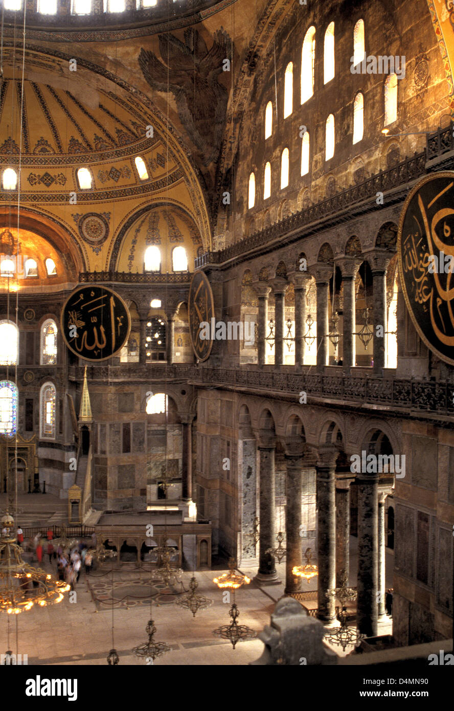 Haghia Sofia Mosque (museum), Istanbul, Turkey Stock Photo - Alamy