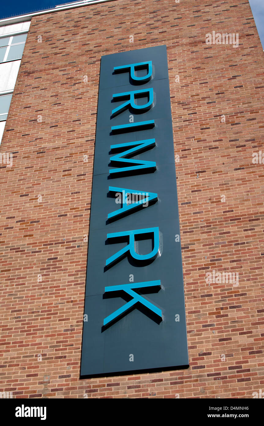 Primark store sign, Coventry, UK Stock Photo - Alamy