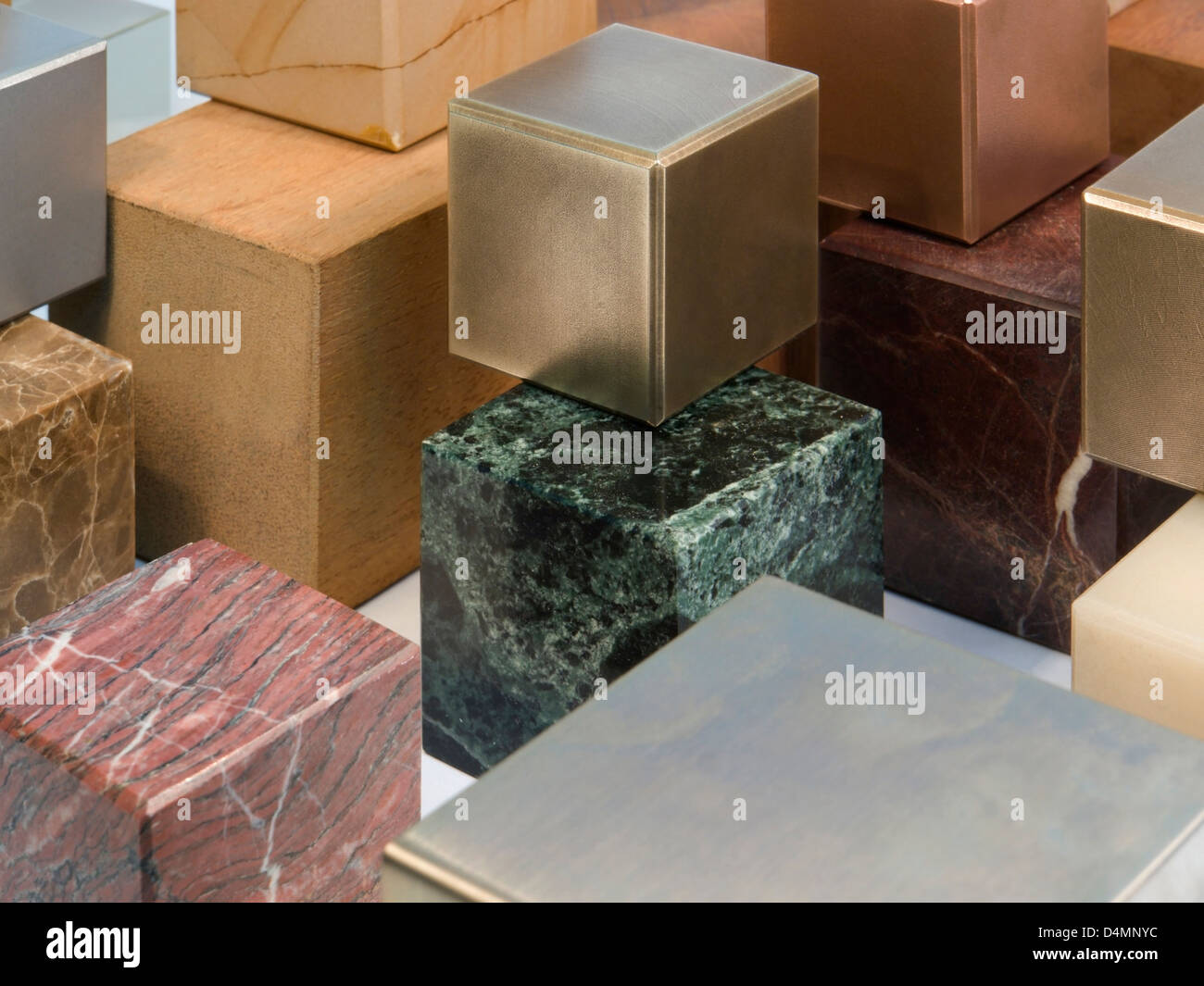 Cubes of different materials hi-res stock photography and images - Alamy