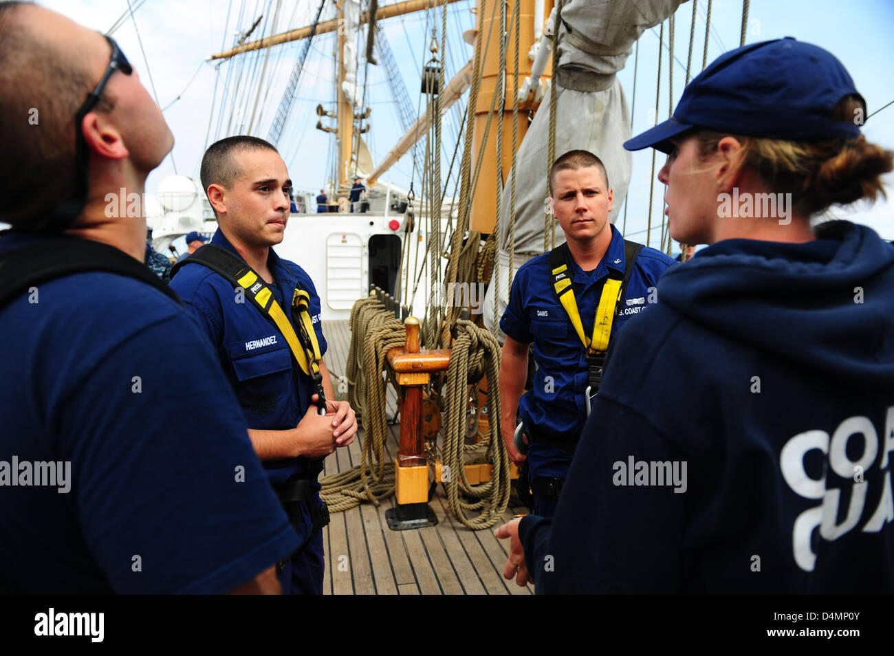 Officer Candidates from the U.S. Coast Guard Academy participated in ...