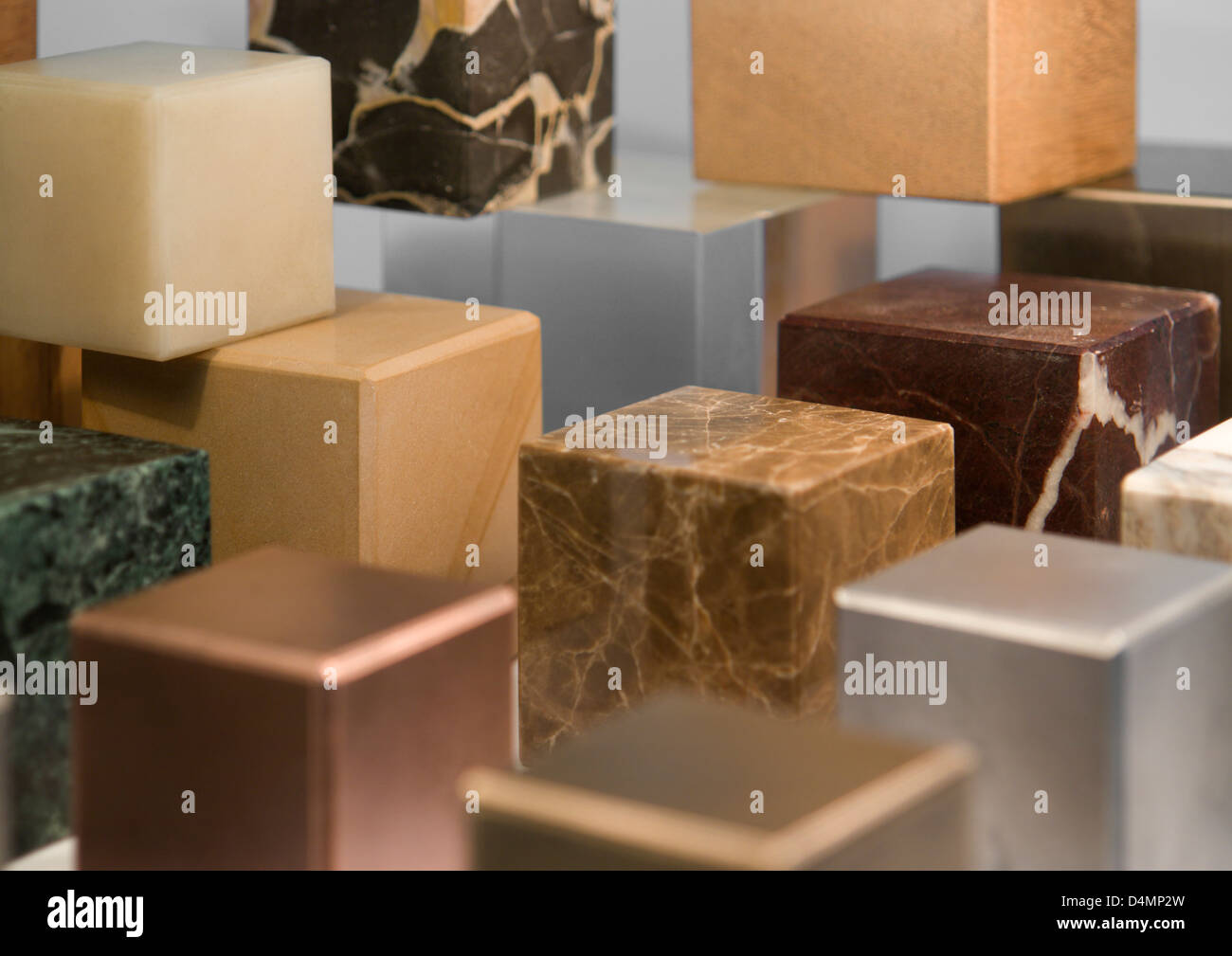 Cubes of different materials hi-res stock photography and images - Alamy