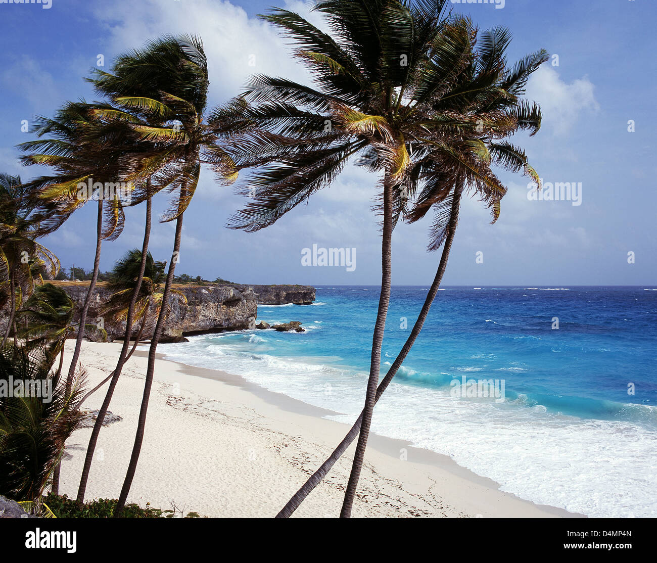 Barbados: Beach on east coast Stock Photo - Alamy