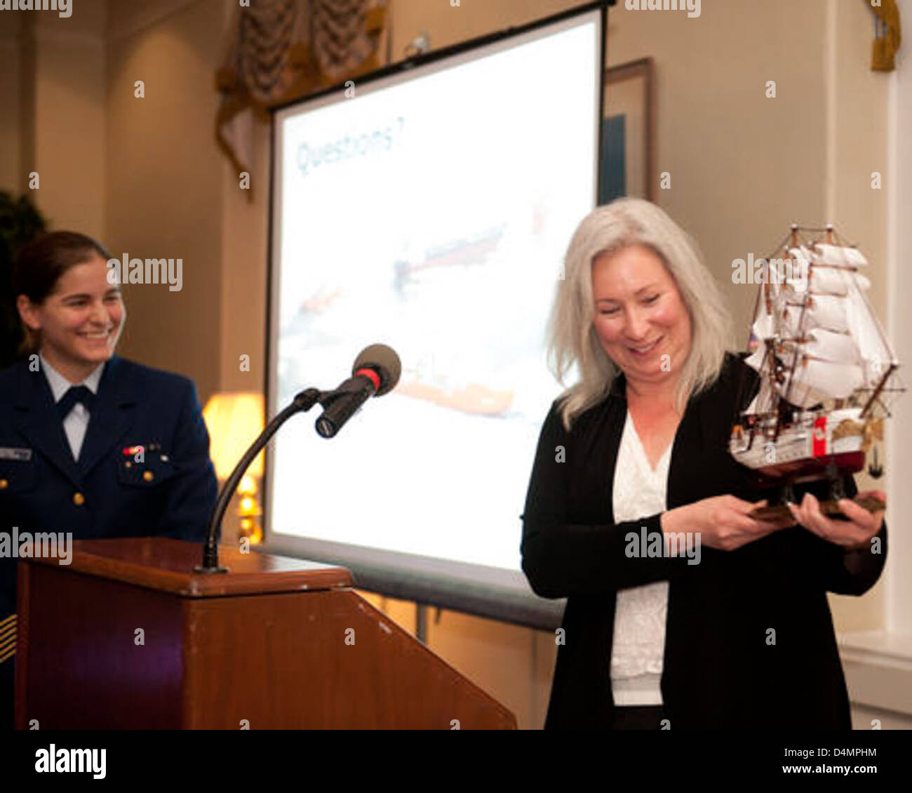 The U.S. Coast Guard Cutter Eagle honors Native American Heritage Month ...