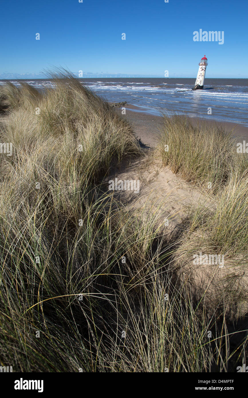 Sand dunes talacre beach point hi-res stock photography and images - Alamy
