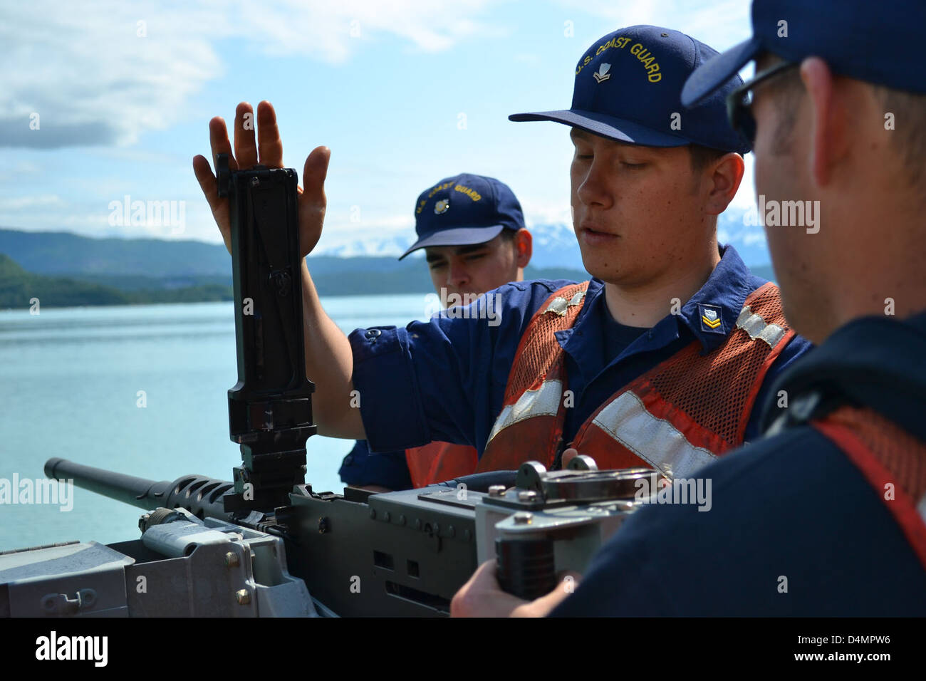 Gun crew training exercises are conducted by Davis Benke, focusing on ...
