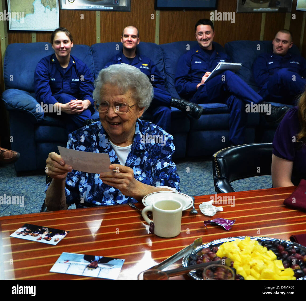 The SPAR, a historic Coast Guard vessel, visited the CGC SPAR during a ...