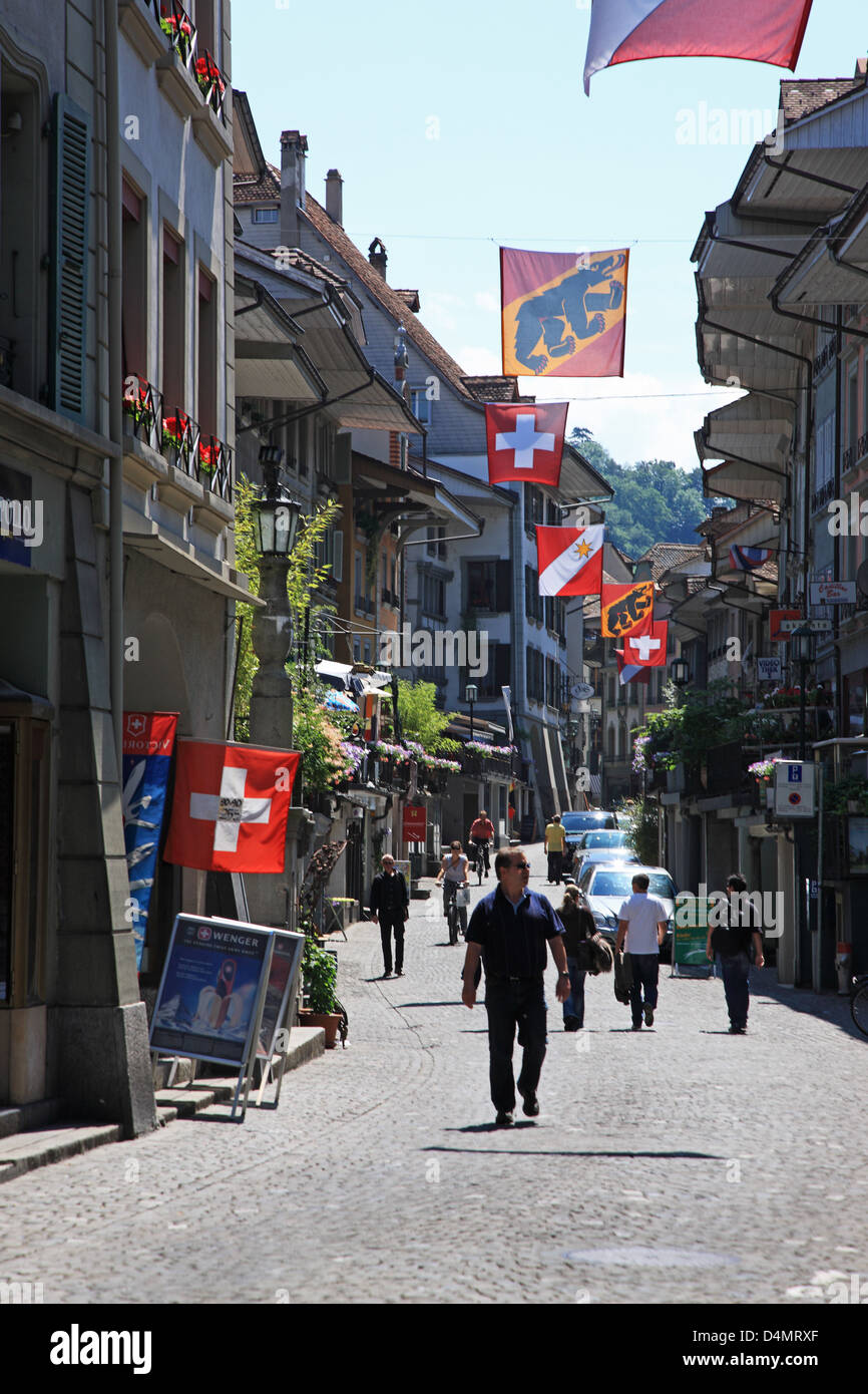 Switzerland, Canton Bern, Thun Stock Photo - Alamy