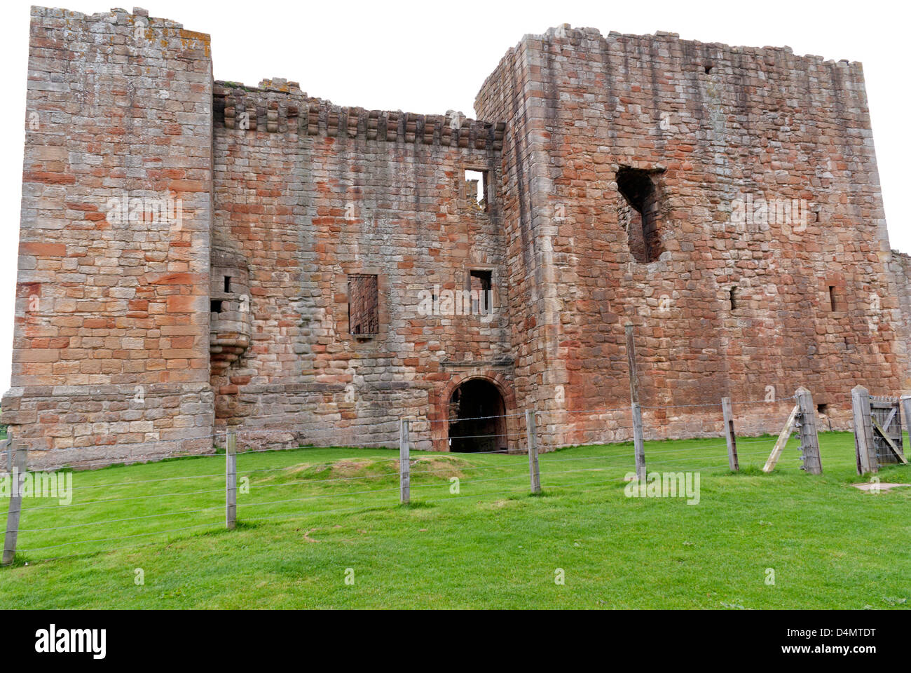 Crichton Castle, Pathhead, Midlothian, near Edinburgh in Scotland Stock ...