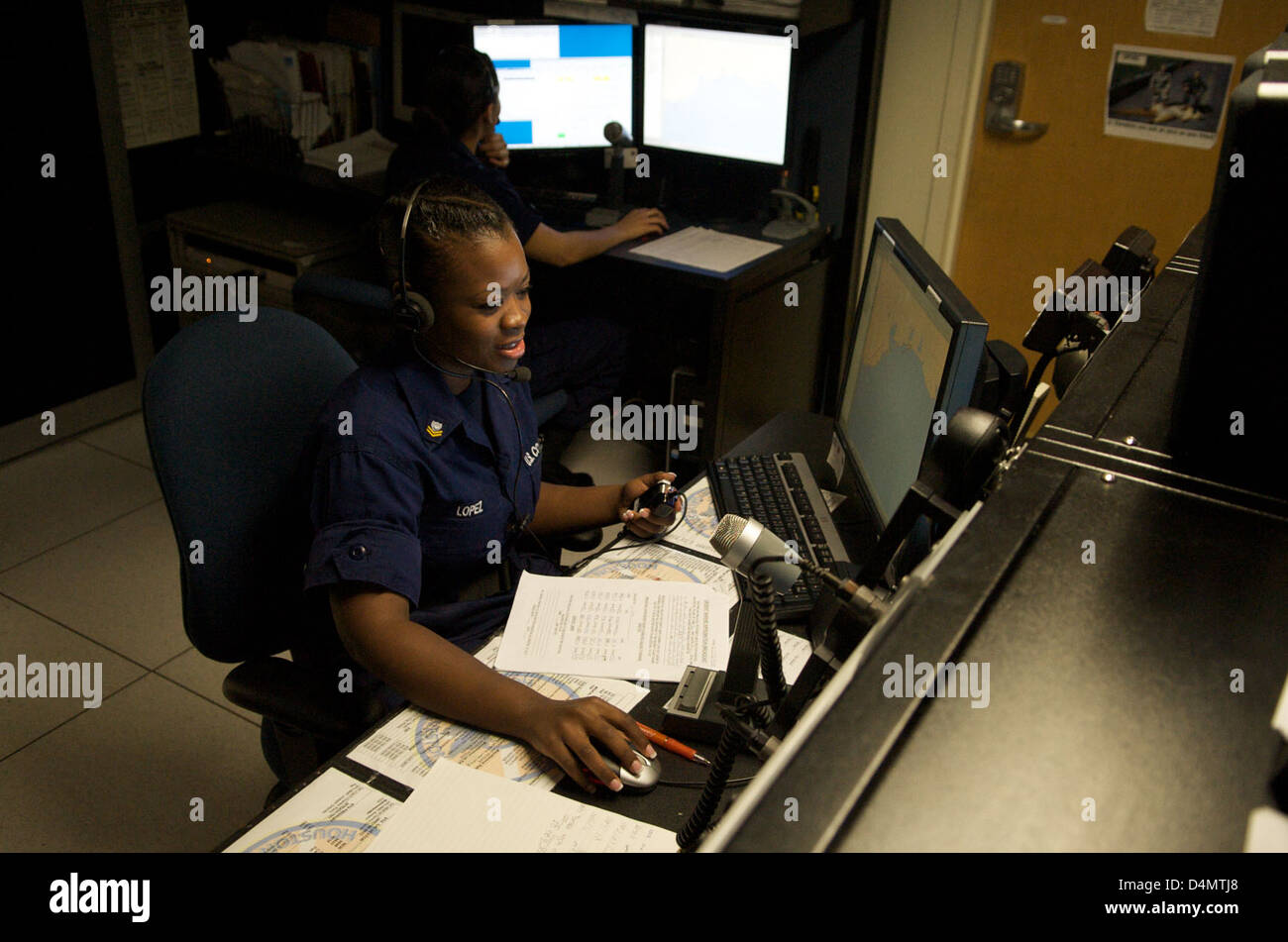 Coast guard rescue radio hi-res stock photography and images - Alamy