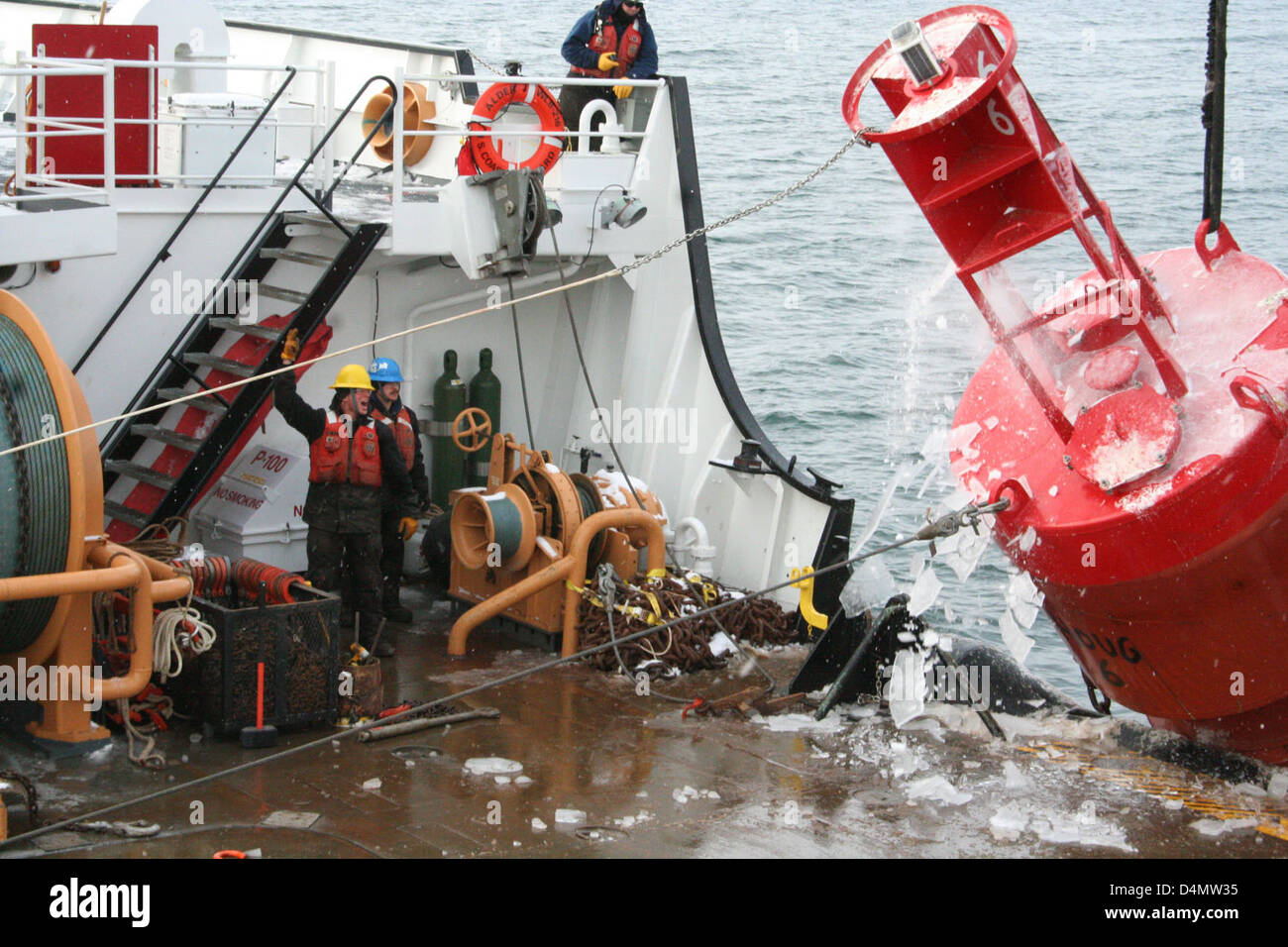 The USCGC Alder, part of the 9th Coast Guard District, conducts Aids to ...
